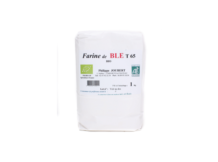 Farine Blé T65 Blanche Bio 1kg - coop nature
