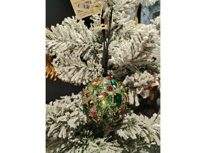 Boule de sapin de Noël - L'atelier de l'aérogommage