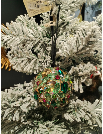 Boule de sapin de Noël - L'atelier de l'aérogommage